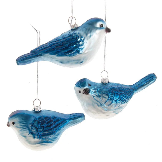 Bluebird of Happiness Glass Ornament – Beads of Paradise