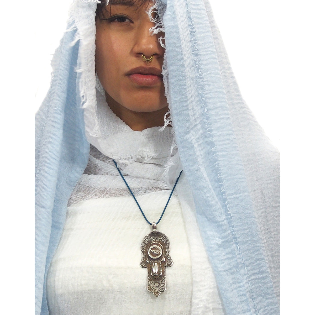 Essaouira Judaica Hamsa with El Shaddai Hebrew Characters and the Hand ...