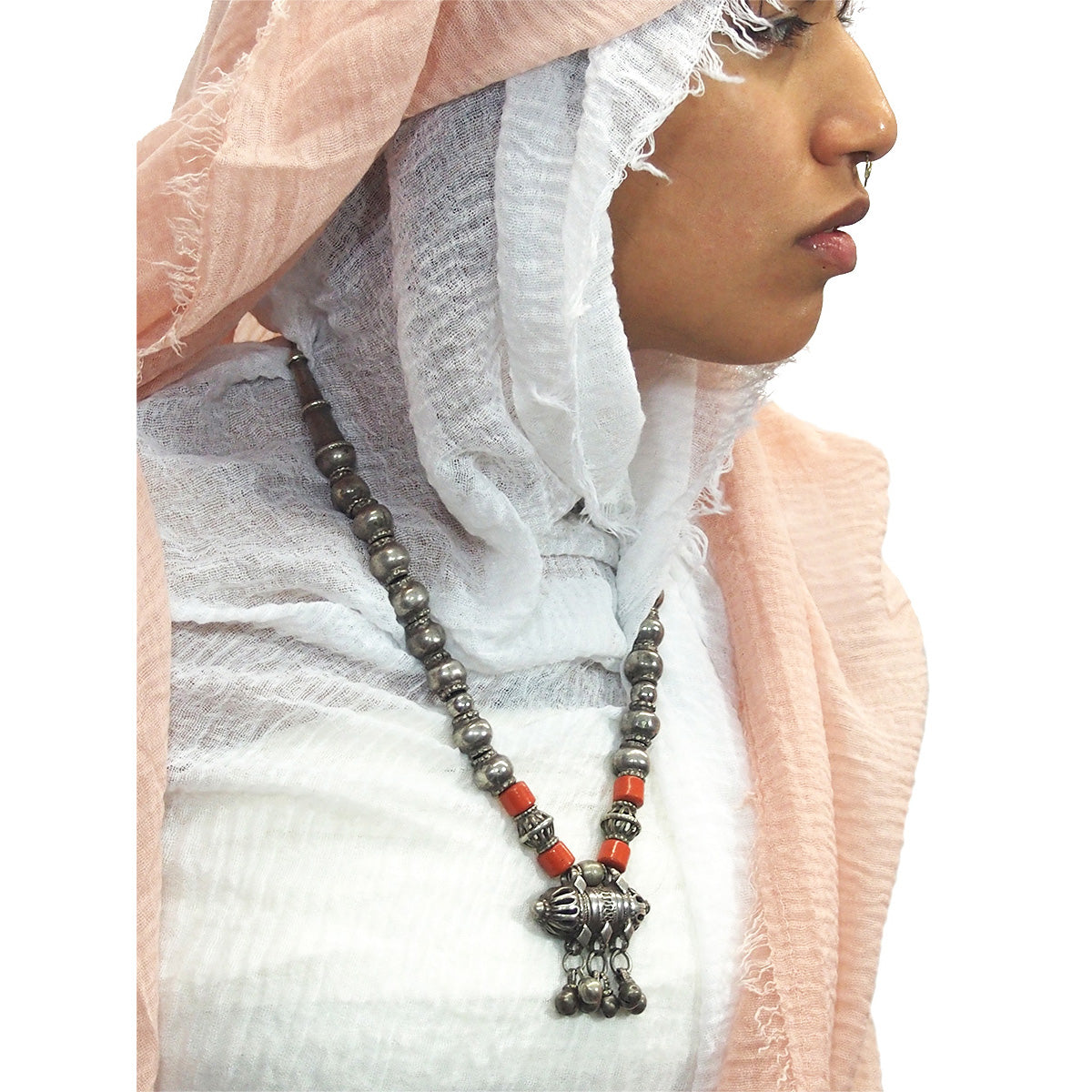 Antique Silver Central Asian Necklace – Beads of Paradise