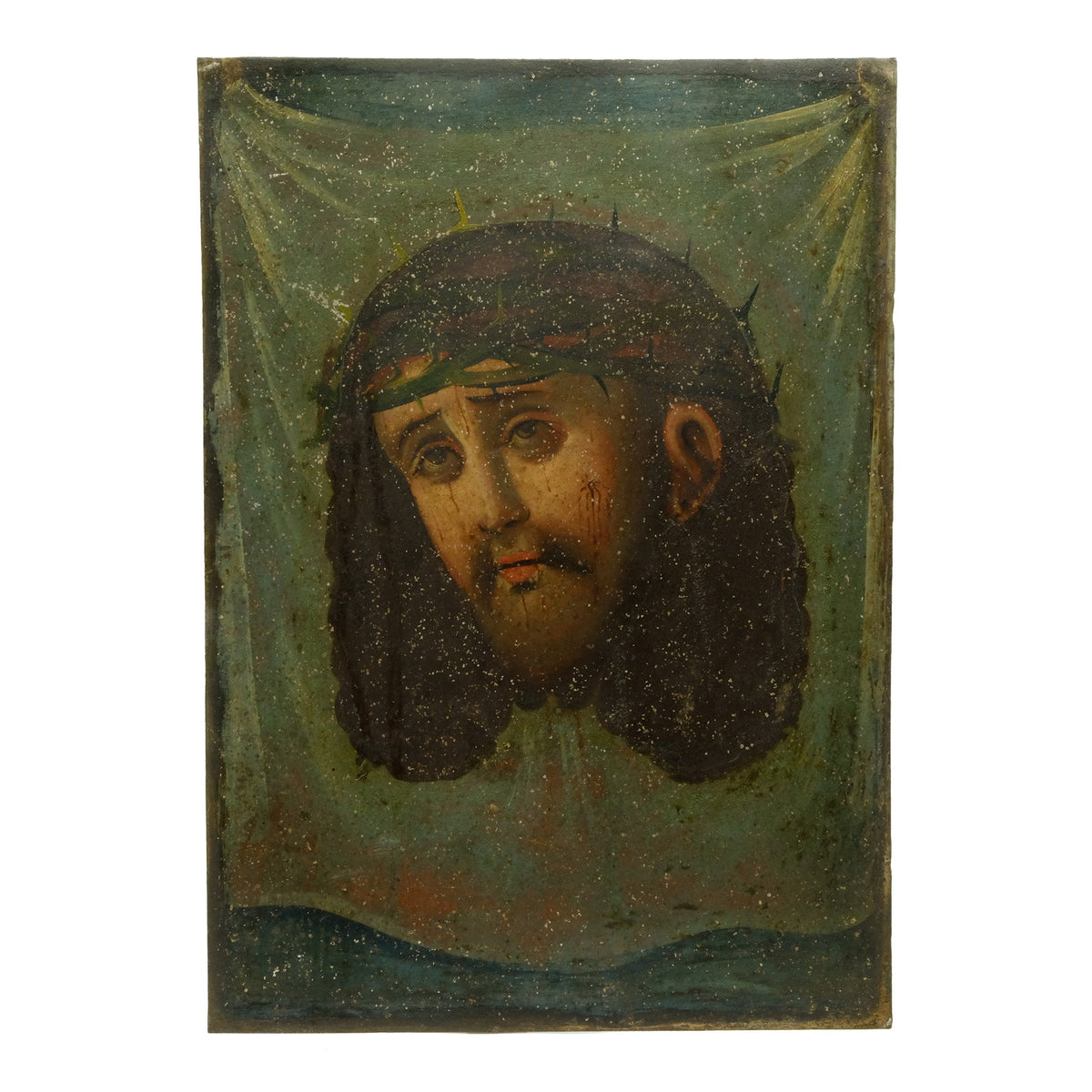 Divino Rostro de Jesus Retablo / Veil of Veronica #85 – Beads of Paradise