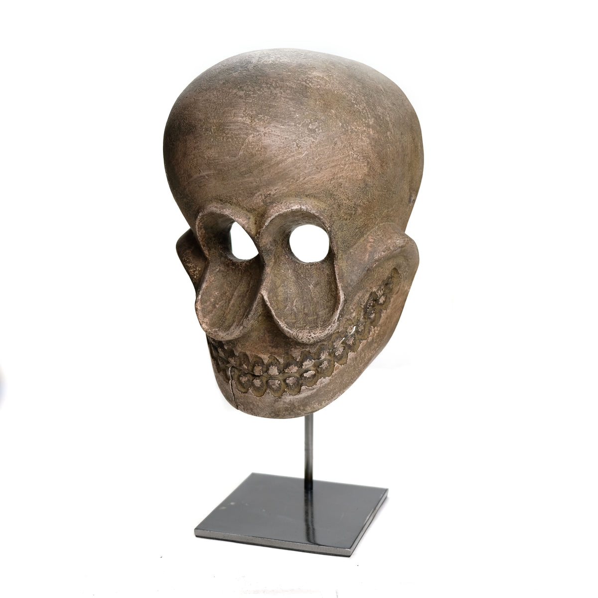 Chitipati Wooden Skull Mask, C – Beads of Paradise