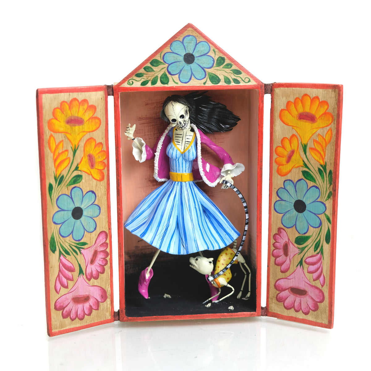 Flirty Skeleton Retablo – Beads of Paradise