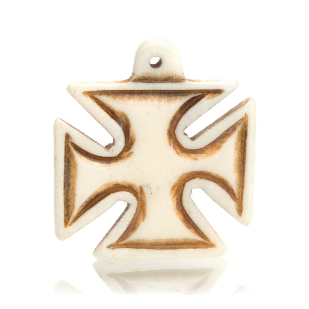 Carved Bone Cross Pendant – Beads of Paradise