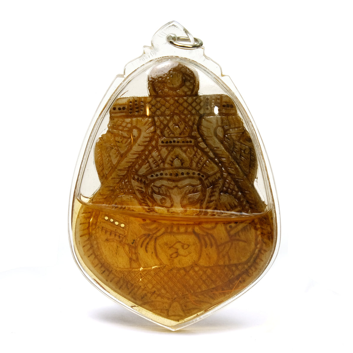 Phra Rahu "Lord of Darkness" Bone Thai Amulet Pendant -44 – Beads of ...