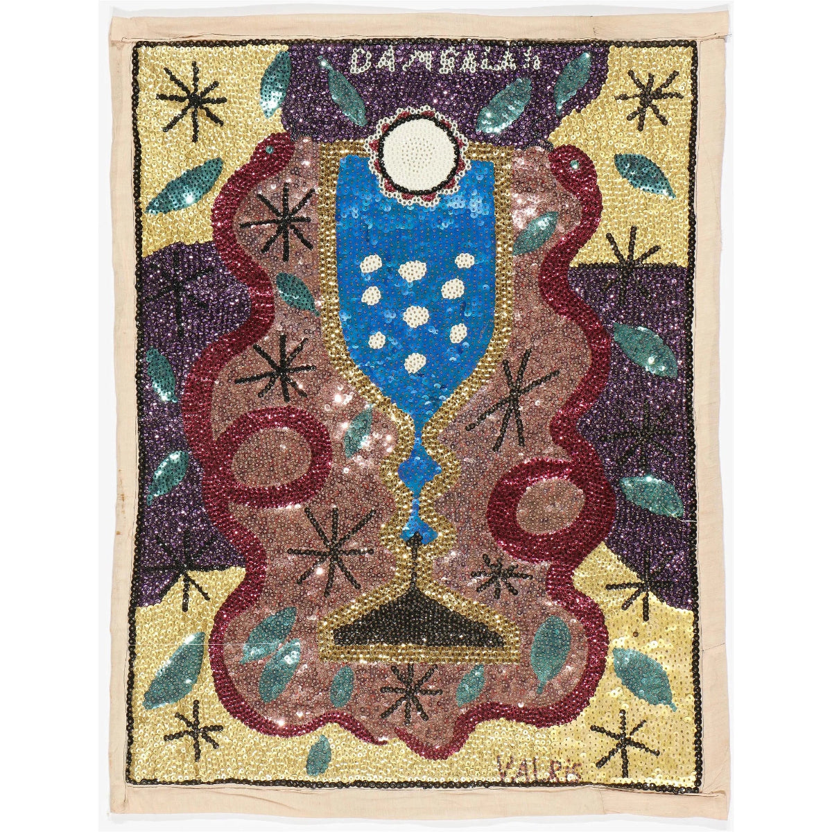 Haitian Drapo Vodou Flag, "Dambala" – Beads of Paradise