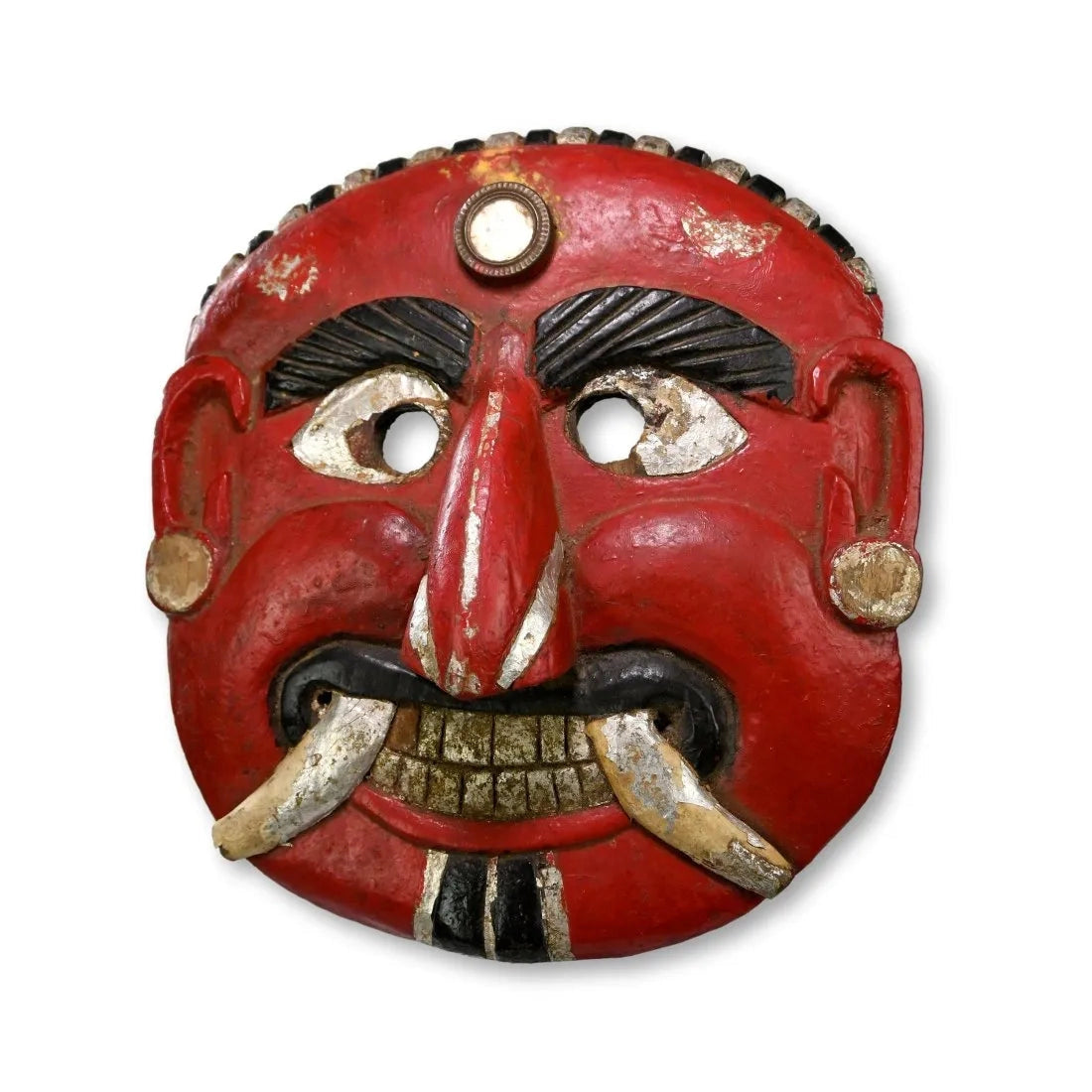 Newari Lakhe Demon Mask, Nepal #709 – Beads of Paradise