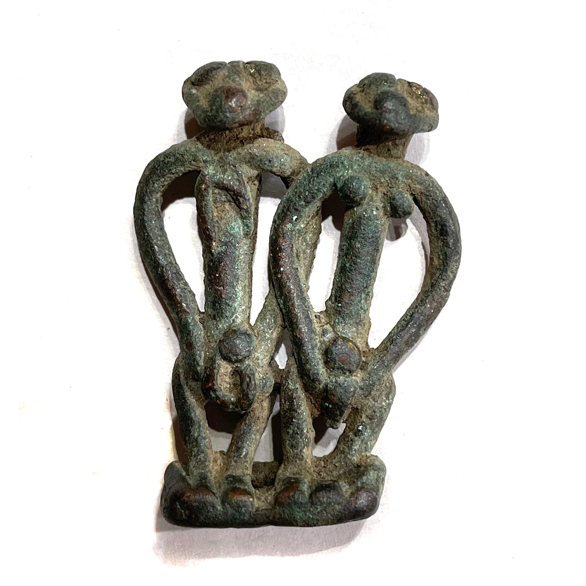 Large Senufo 18th-19th Century Soothsayer Divination Ancestor Figures ...