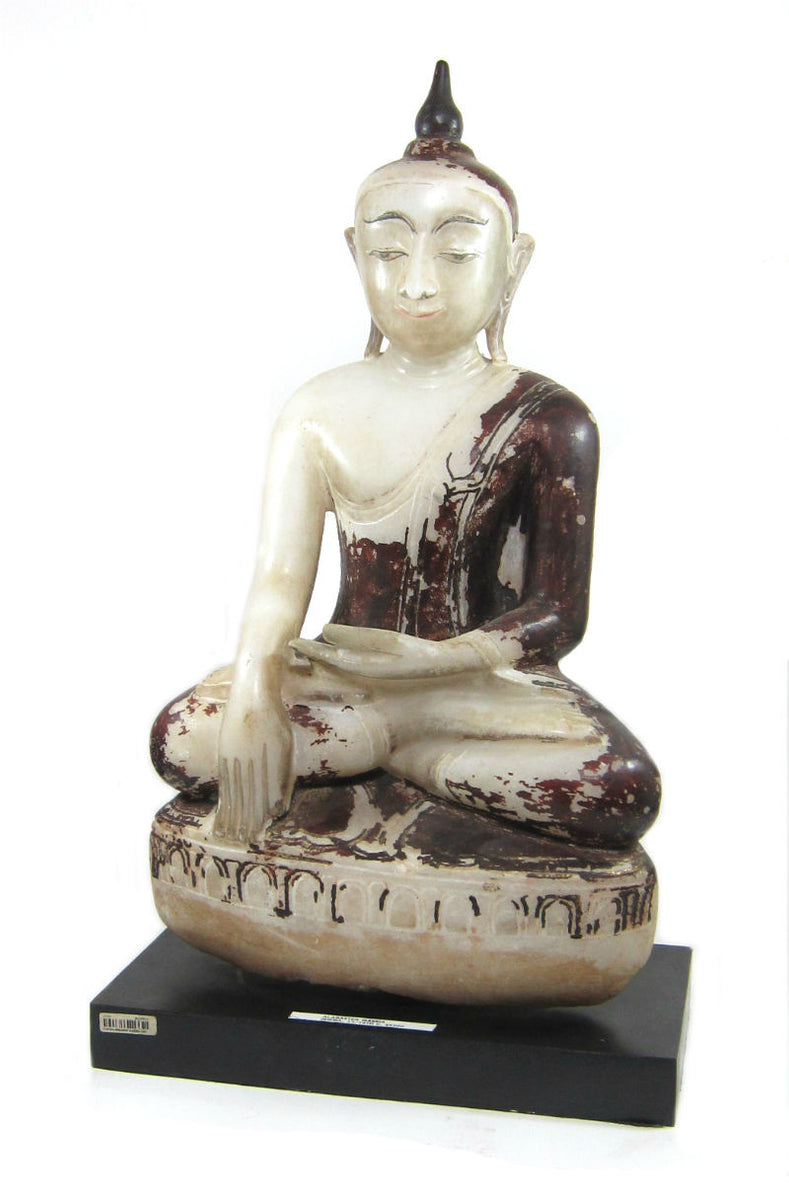Alabaster Buddha Ca. 1900-1950 – Beads of Paradise
