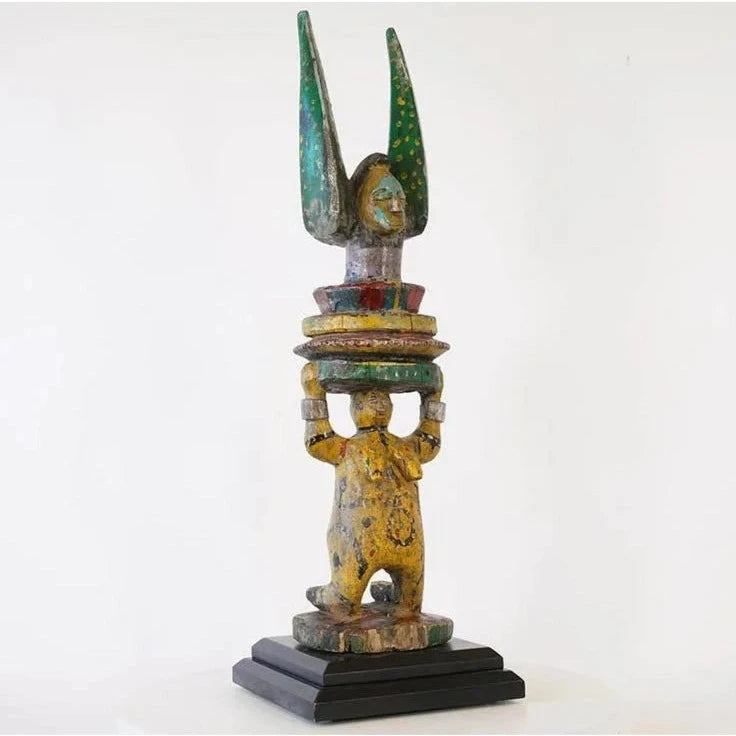 Igbo Edjo Warrior Ikenga Statue, Nigeria #1071 – Beads of Paradise