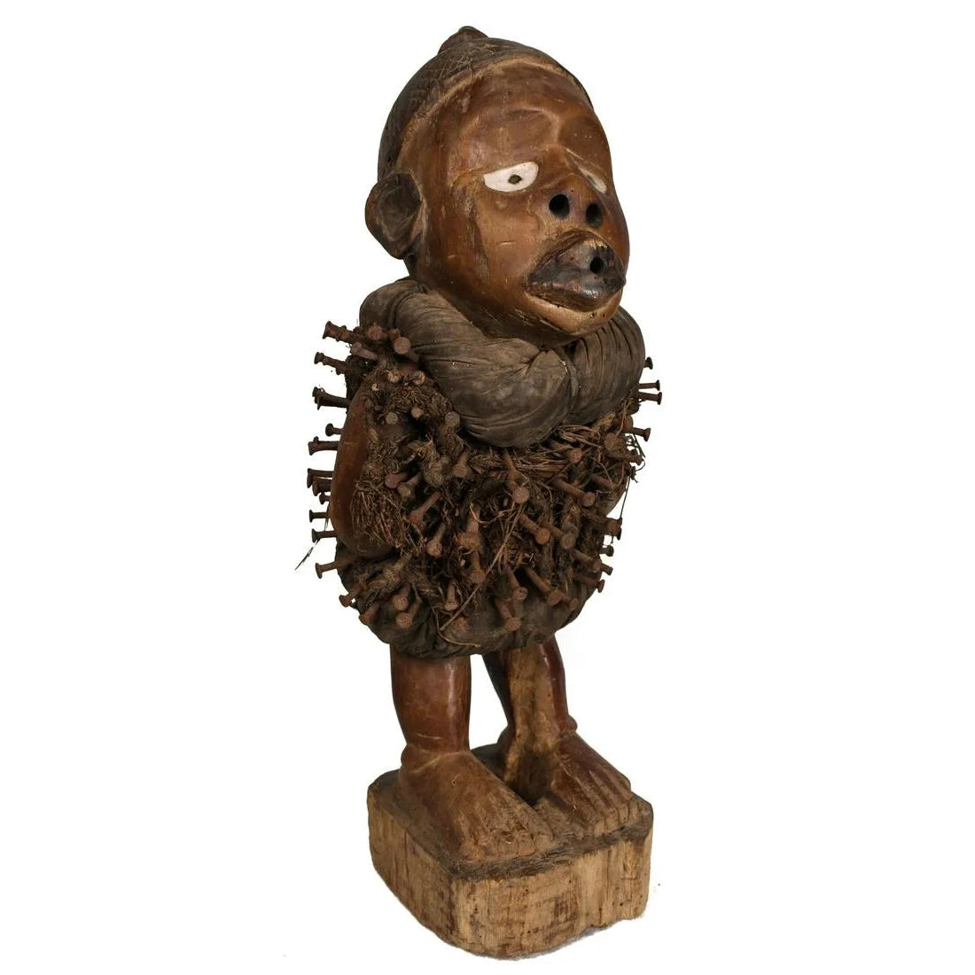 Yombe Nkisi Nkonde "Nail Fetish" Guardian Figure, DRC / Congo #176 ...