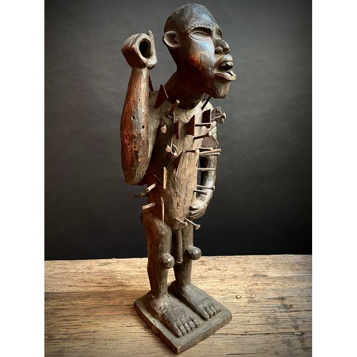 Kongo Nkisi Nkondi Power Figure, Democratic Republic of the Congo / Co ...