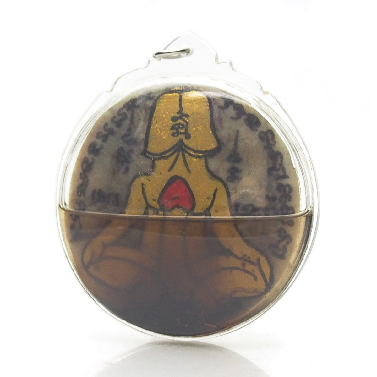 Palad Khik "The Money Bringer" Golden Oval Thai Amulet Pendant -6 ...