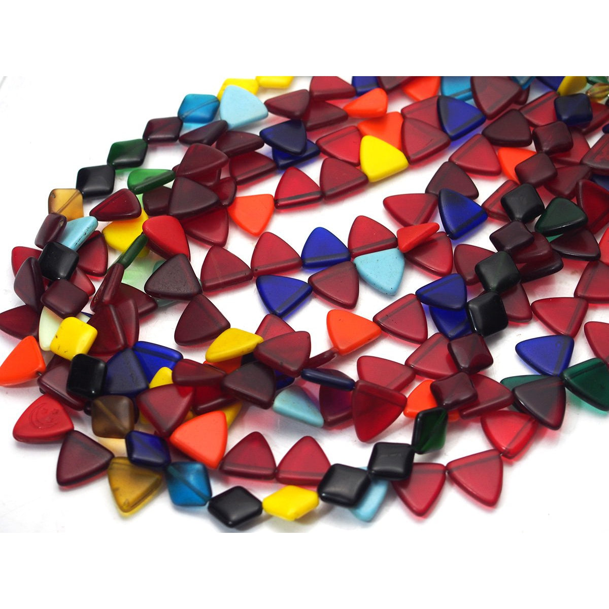 Antique Czech Triangle Bead Necklace from Mali – Beads of Paradise