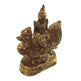 Saraswati Black Lacquer Golden Leaf Figure from Burma known as Thurath ...
