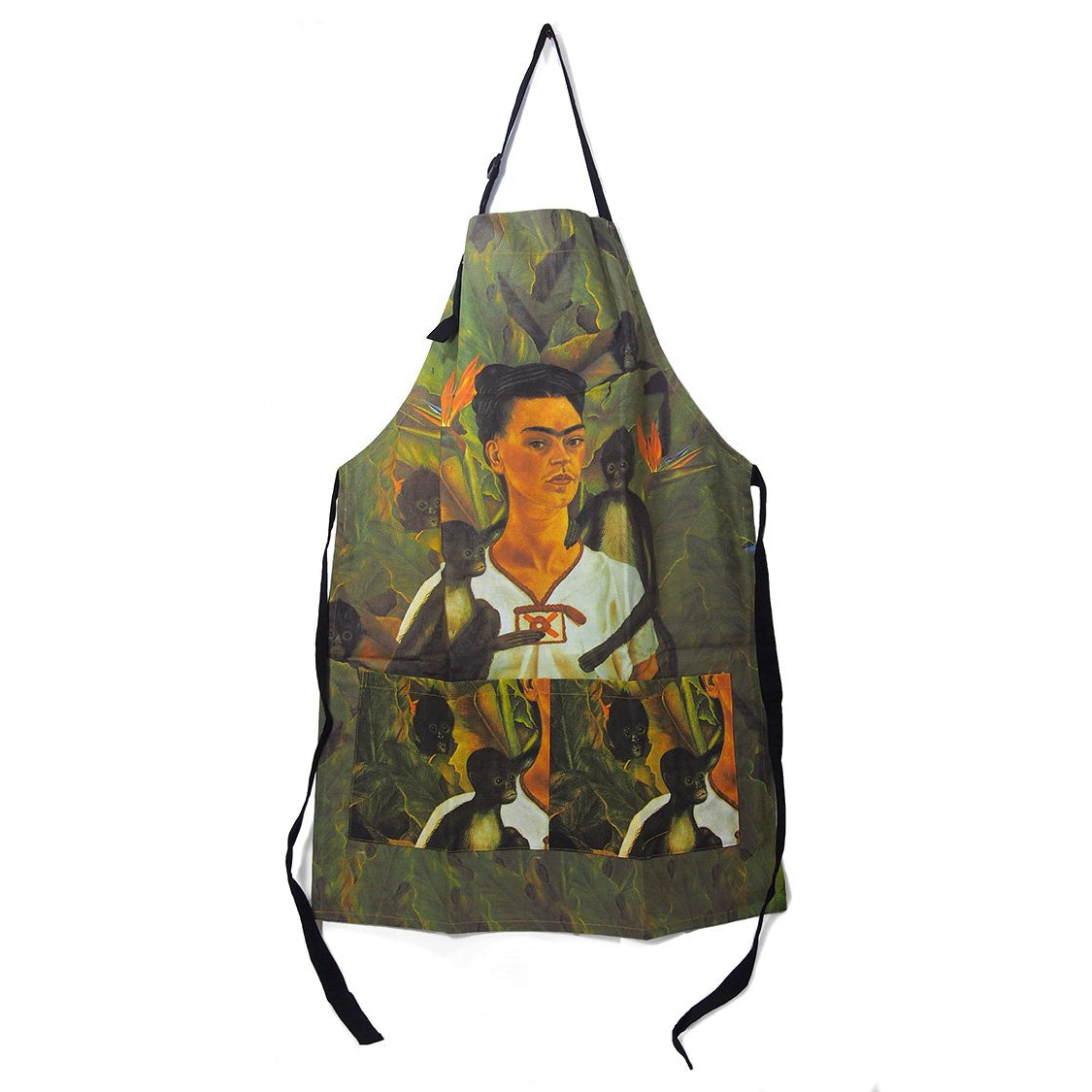 Screen Printed Apron, Frida Kahlo 4 – Beads of Paradise