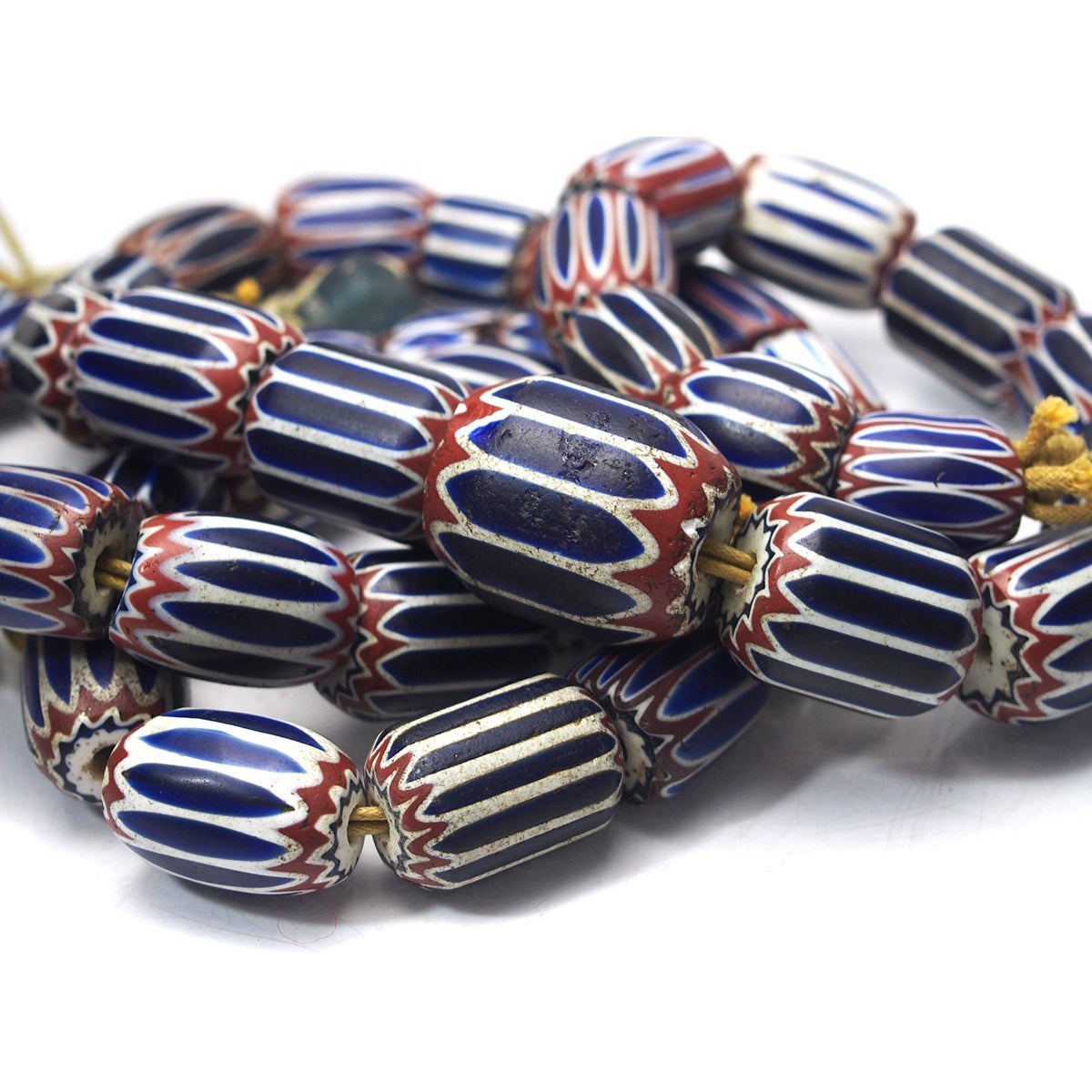 19th Century Six Layer Venetian Chevron Beads Necklaces – Beads of Paradise