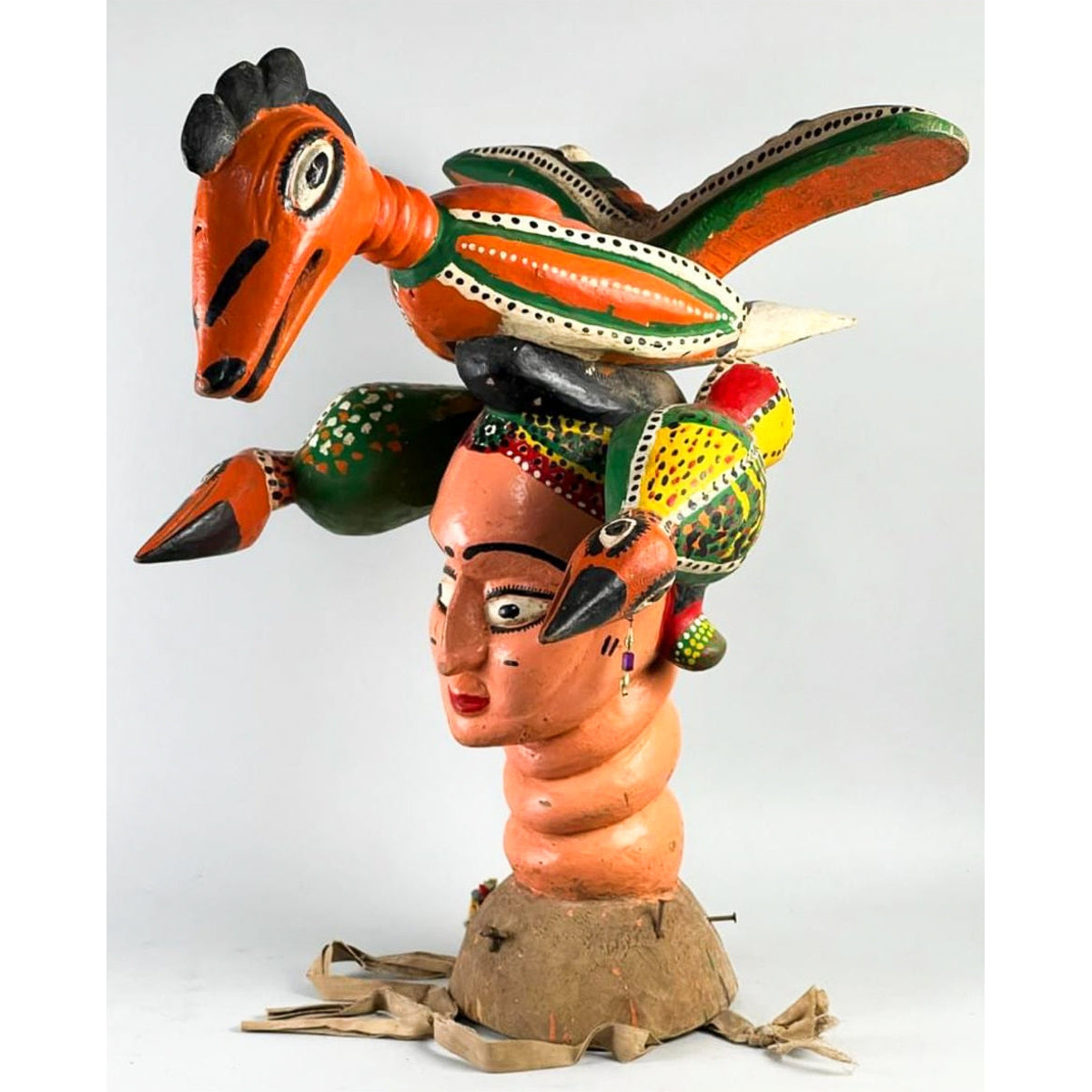 Temne Headdress Mask for the Ordehlay (Ode-Lay) or Jollay Society, Sie ...